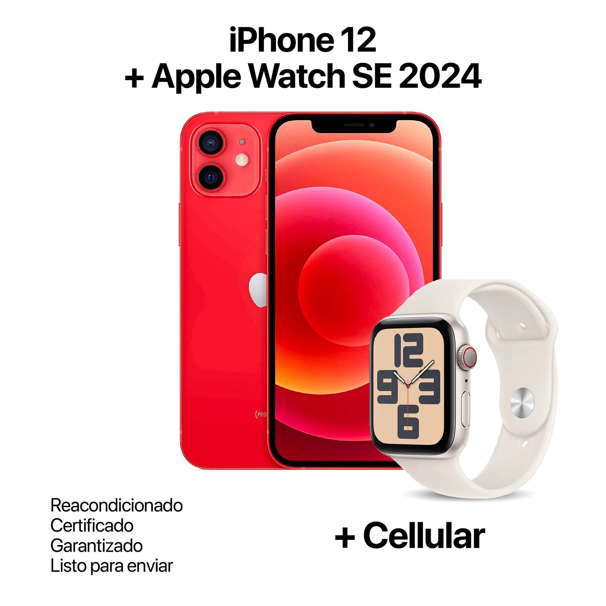 iPhone 12 + Apple Watch SE 2024